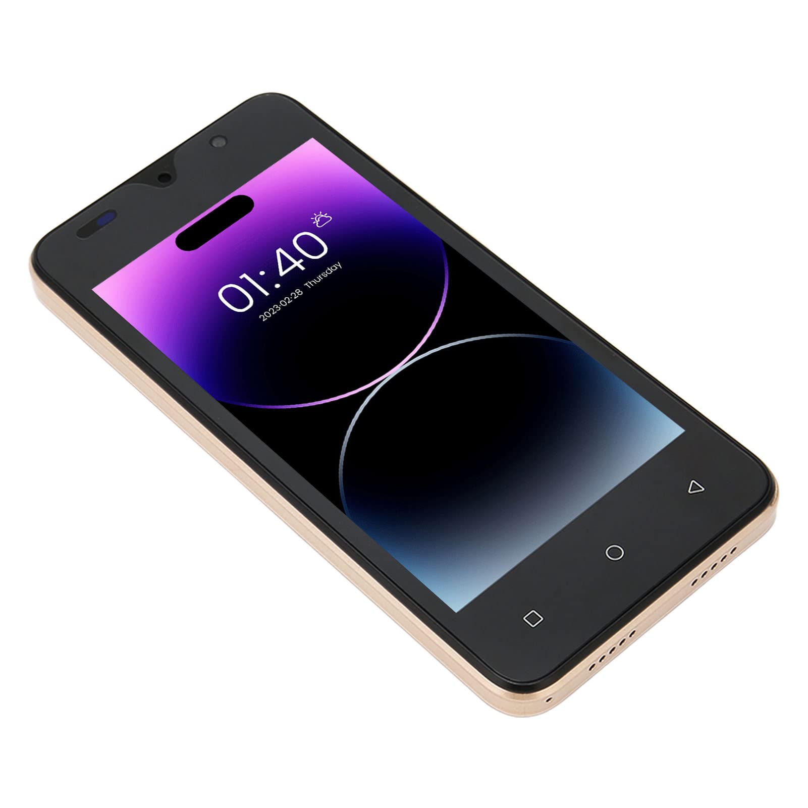 Unlocked Smartphones, 5 Inch Screen Mobile Phone with 5 Inch Screen HD Camera 1280x720 Resolution Face Unlock ABS Material Dual SIM for Work (#3)