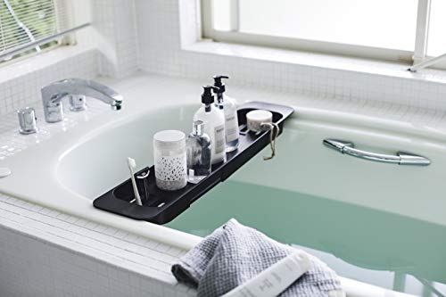 Yamazaki Home Tower Expandable Bathtub Caddy β Bathroom Tray Table Holder