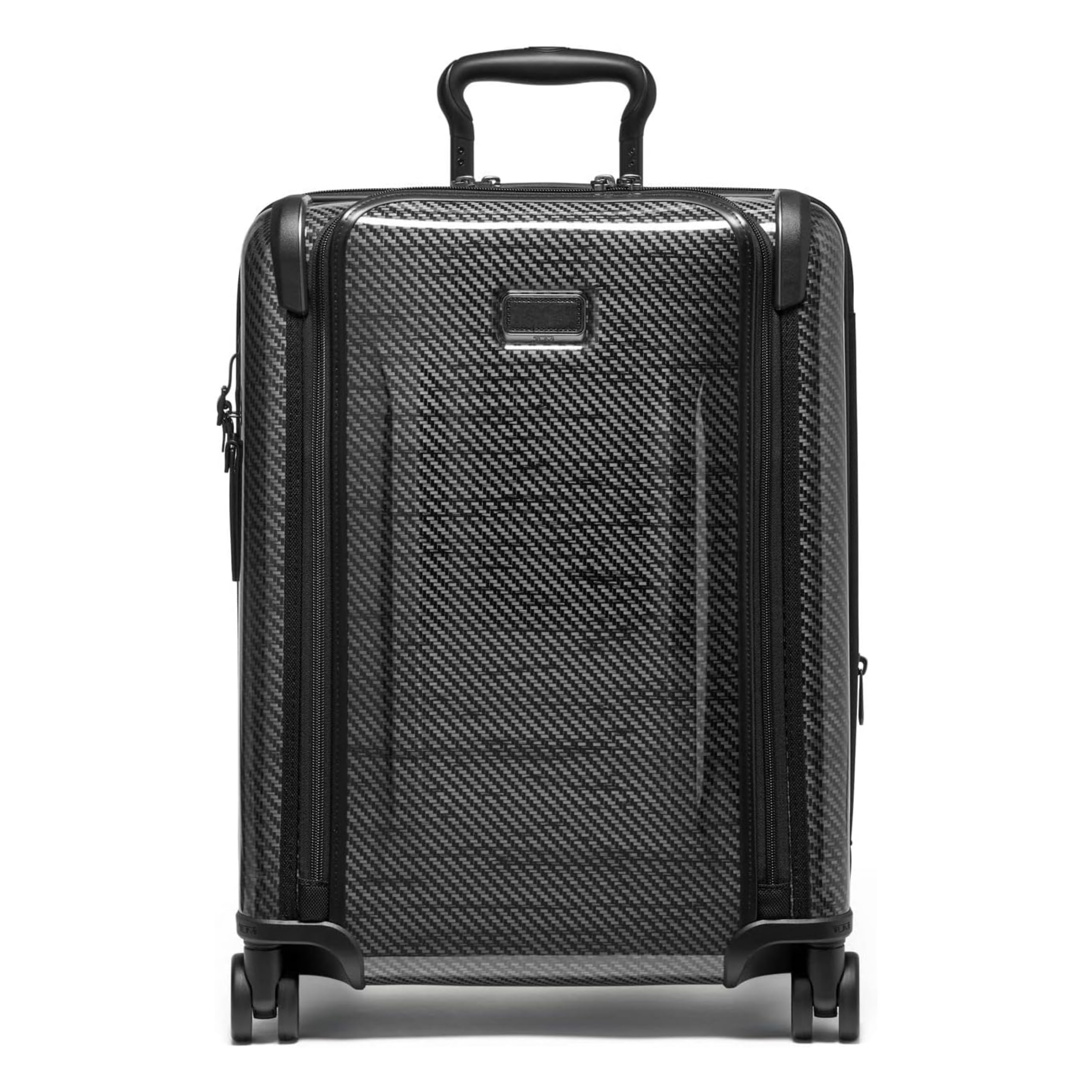 TUMI - Tegra-Lite Continental Front Pocket Expandable 4 Wheeled Carry-On - Hard Shell Suitcase for Travel - With USB-C Port - Black/Graphite