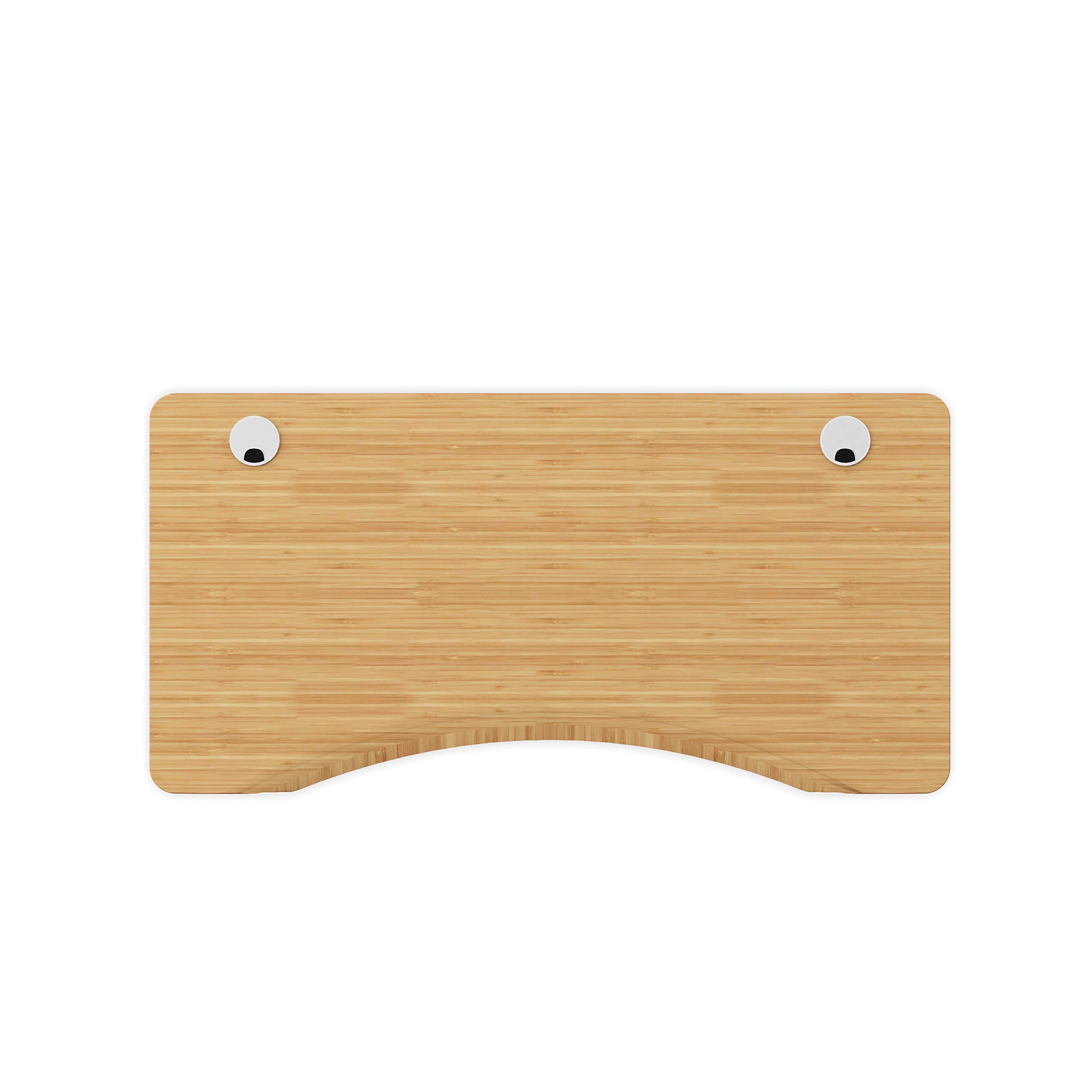 ZHU CHUANG Bamboo Table Top for Standing Desk Home Office Desk 100% Solid Bamboo (72" Contour, Natural)