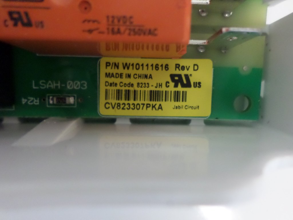 Whirlpool W10111616 Electronic Control for Dryer