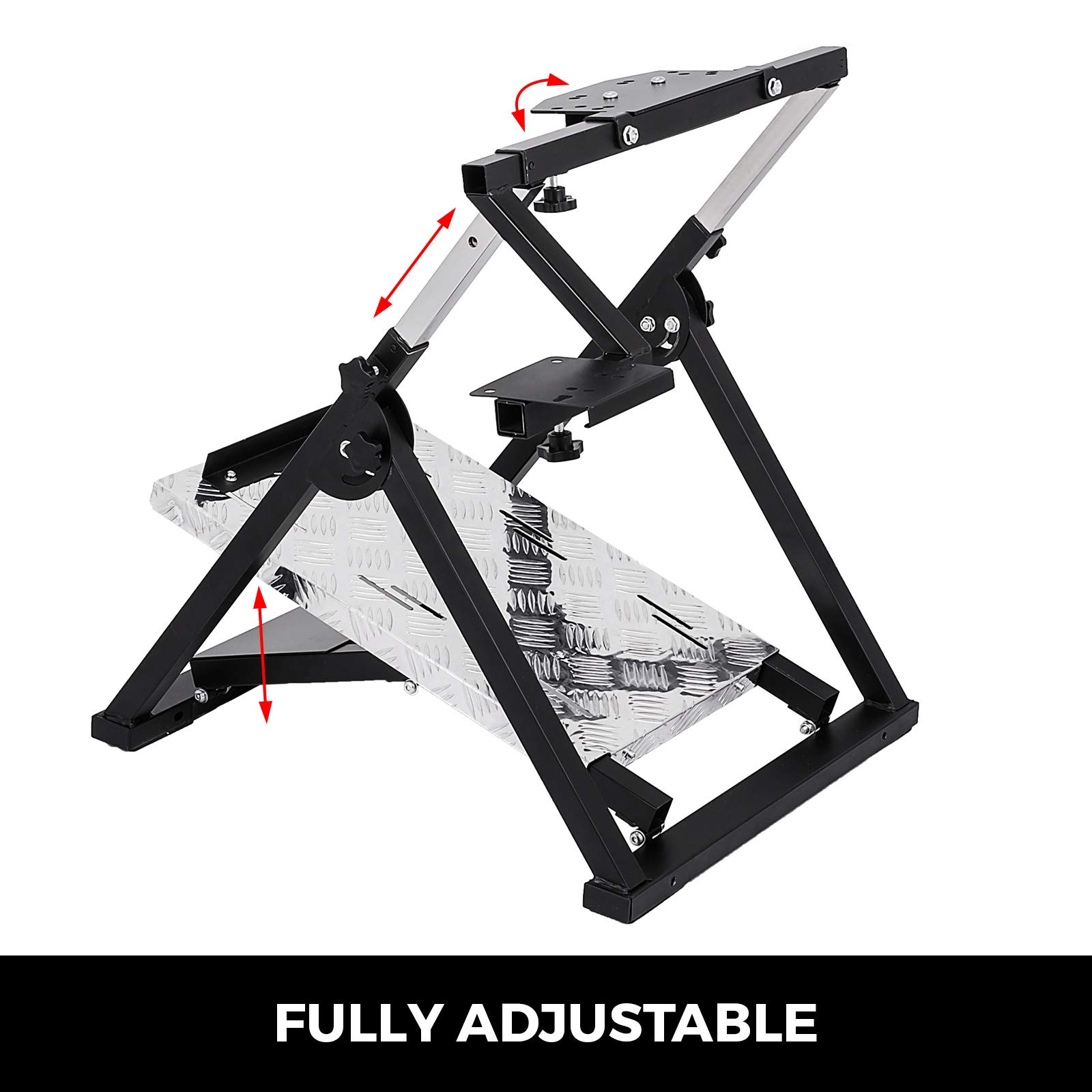 VEVOR G920 Steering Shifter Mount Logitech G27/G25, G29 Gaming fit for Thrustmaster Pedals NOT Included Racing Wheel Stand, Black