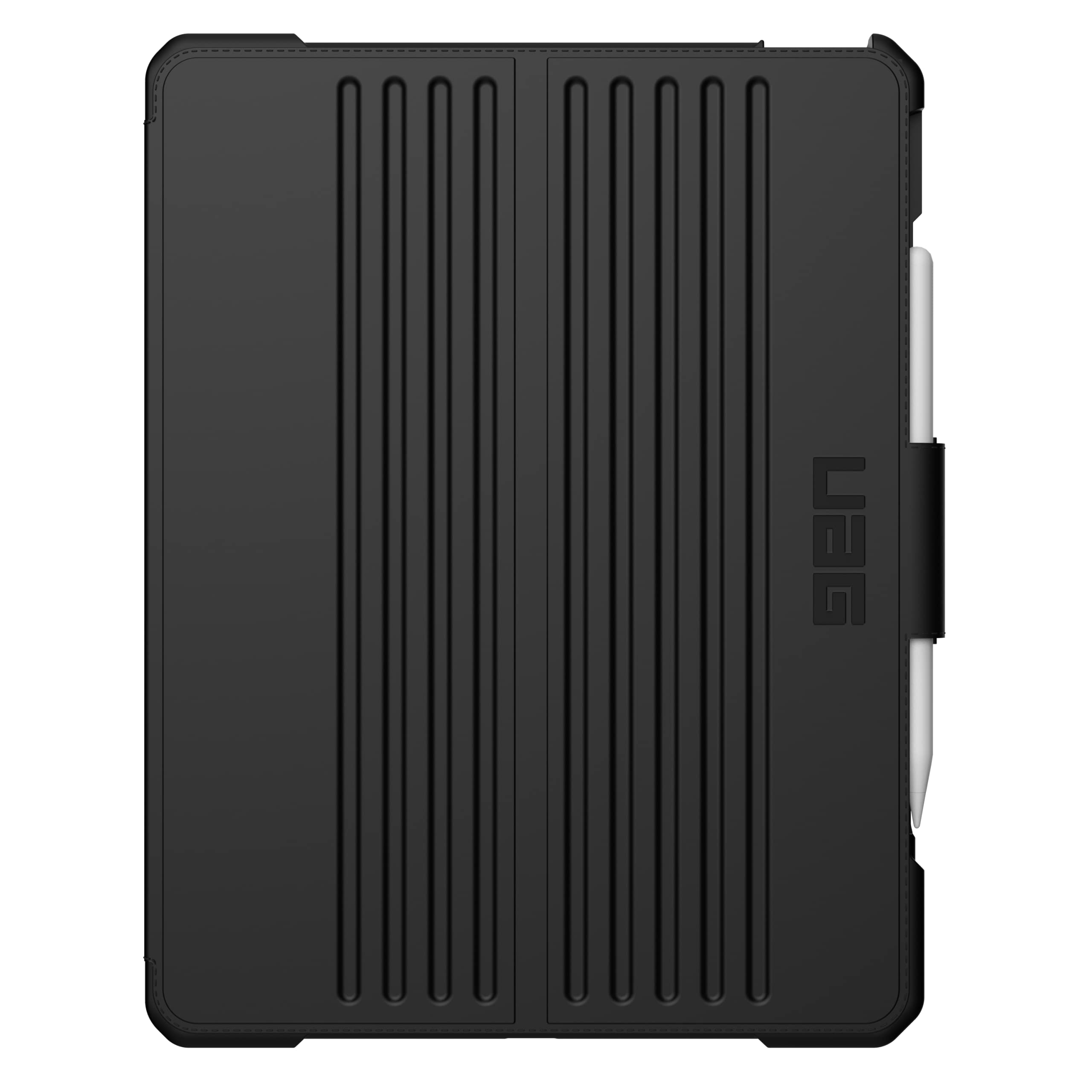 UAG iPad Pro 12.9" (6th Gen 2022, 5th Gen 2021) Case Black Metropolis SE Rugged Smooth Exterior Material Heavy Duty Folio Stand Protective Cover, by URBAN ARMOR GEAR