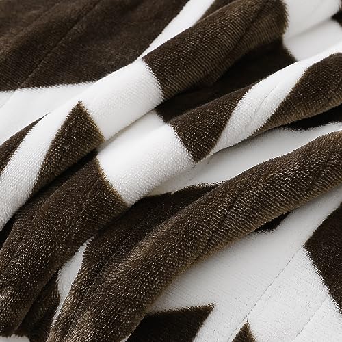 VENTIMI Electric Blanket Heated Throw, 50" x 60" Heated Blanket with 4 Heat Levels & 3 Hours Auto Off, Fast Heating Blanket with ETL & FCC Certification, Coffee