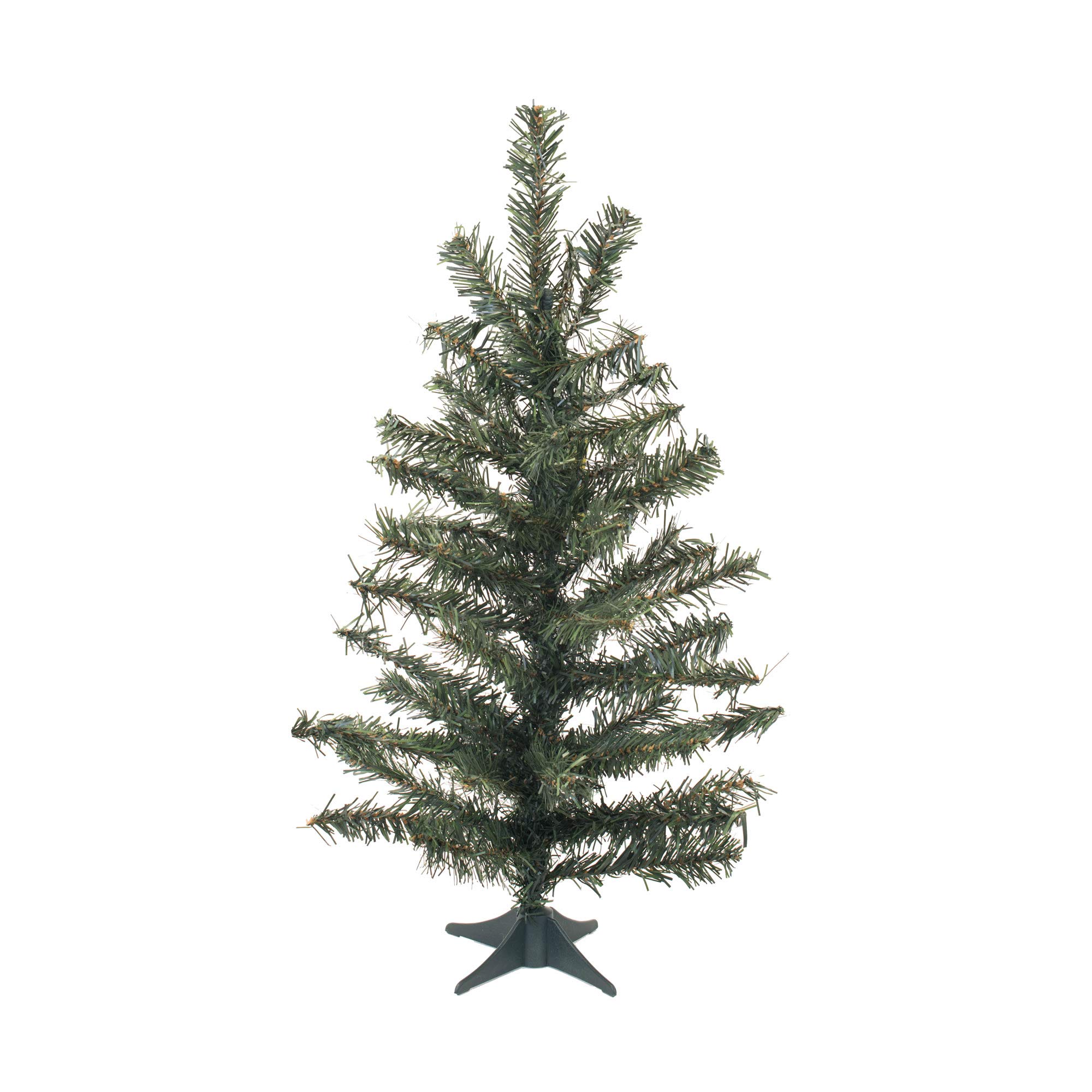 Vickerman 18" Canadian Pine Artificial Christmas Tree Unlit, Seasonal Indoor Home Decor