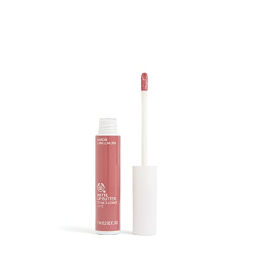 The Body Shop Matte Lip Liquid, Nairobi Camellia, 0.2 Fluid Ounce