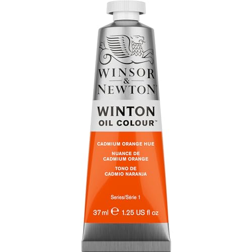 Winsor & Newton Winton Oil Color, 37ml (1.25-oz) Tube, Cadmium Orange Hue
