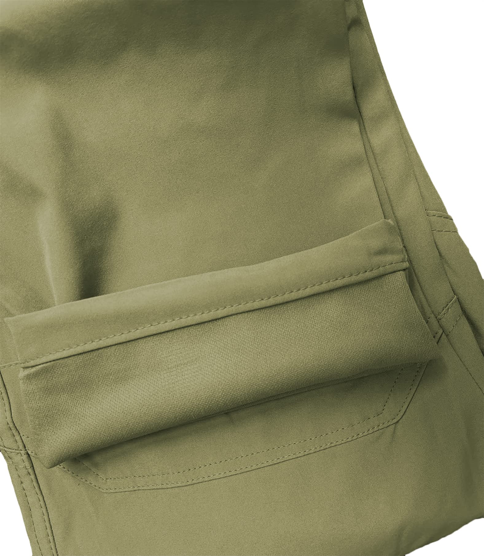 YAXHWIV Men's Flex Ripstop Tactical Pants Lightweight Hiking Casual Cargo Pants for Men with Multi Pockets Water Resistant(No Belt)