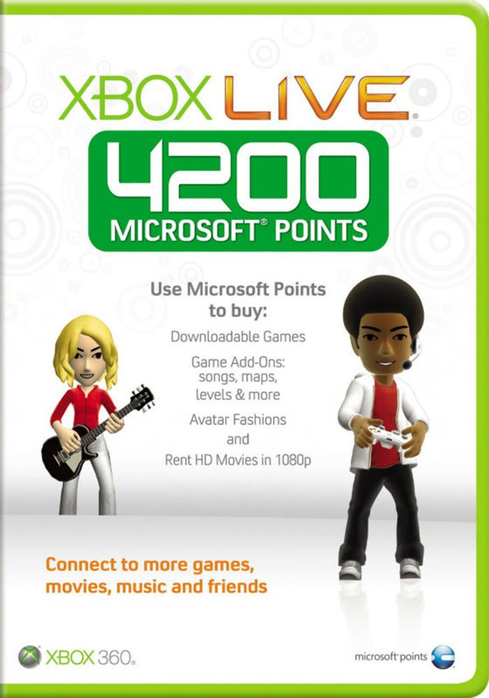 Xbox Live 4200 Points (EU/UK) [Digital Code]