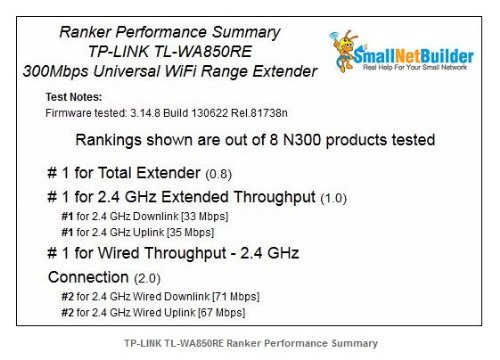 TP-Link N300 Wi-Fi Range Extender (TL-WA850RE) (Renewed)