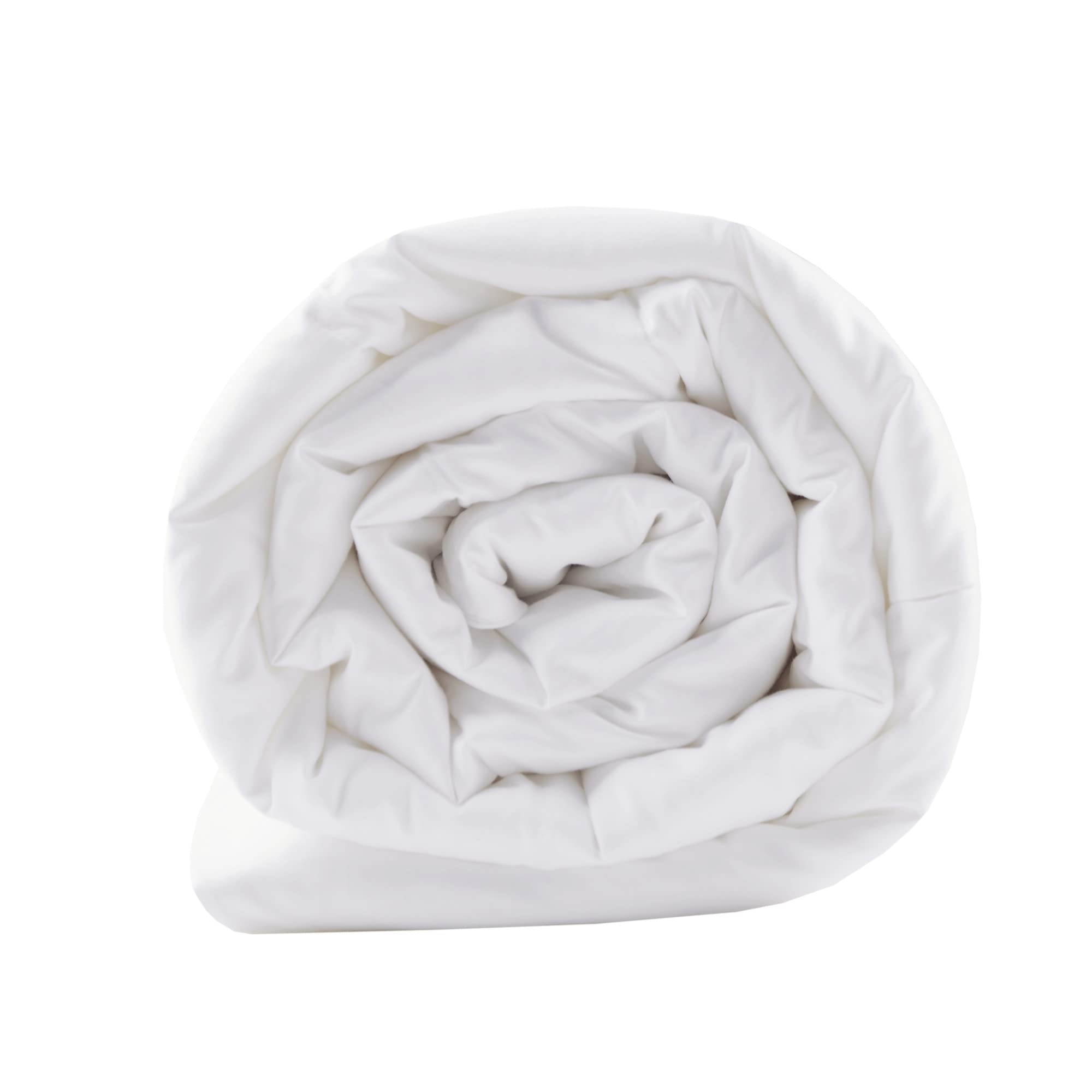 Sleep Philosophy Thinsulate Fibers 3M Scotchgard Moister Wicking Down Alternative Comforter with 300TC Cotton Sateen Cover, Twin, White