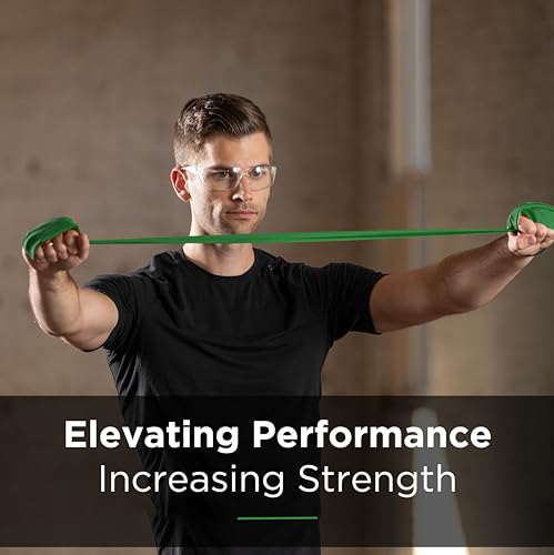 THERABAND Professional Latex Resistance Bands, Individual 6 Ft Elastic Band for Upper & Lower Body Exercise, Physical Therapy, Pilates, At-Home Workouts, 6 Foot, Green, Heavy, Intermediate Level 1