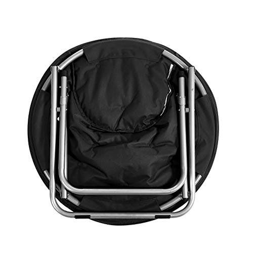 Urban Lifestyle Corduroy Saucer Chair, Black