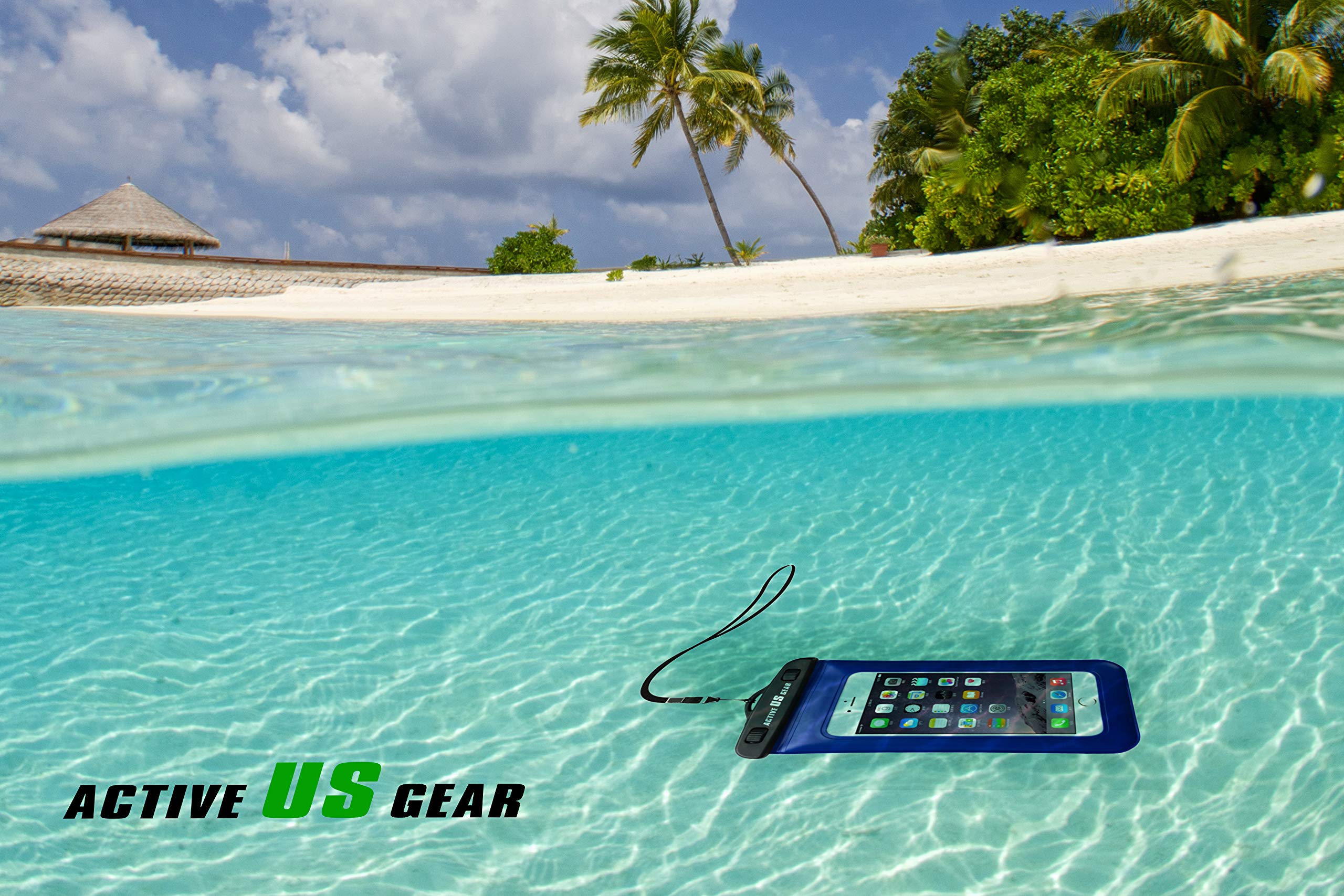 Waterproof Pouch with Waist Strap, Screen Touchable Dry Bag and Floating Phone Case for iPhone 11 Pro Max/XS Max/XR/X Galaxy S10/S9 Note 10/9 Google Pixel Up To 6.5" for Boating Fishing Kayaking Beach