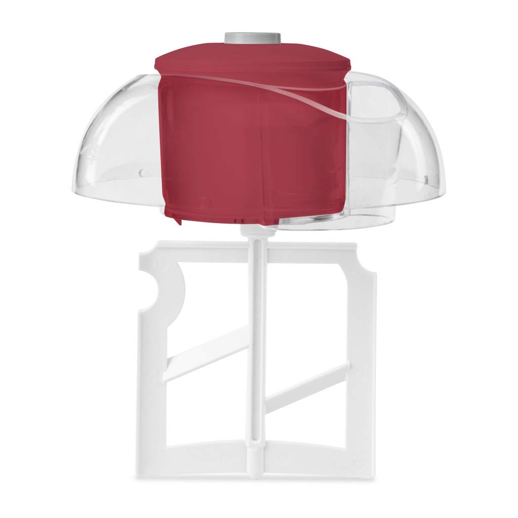 Tasty by Cuisinart ICM100TRD Ice Cream Maker, 8.71"(L) x 8.71"(W) x 10.49"(H), Red