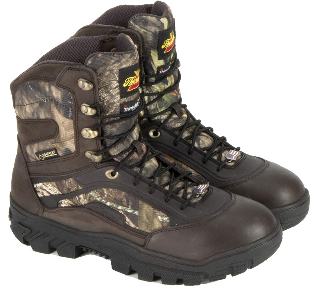 Thorogood 863-4200 Men's Veracity GTX 8" Waterproof Hunting Boot, Brown/Mossy Oak - 10.5 W US