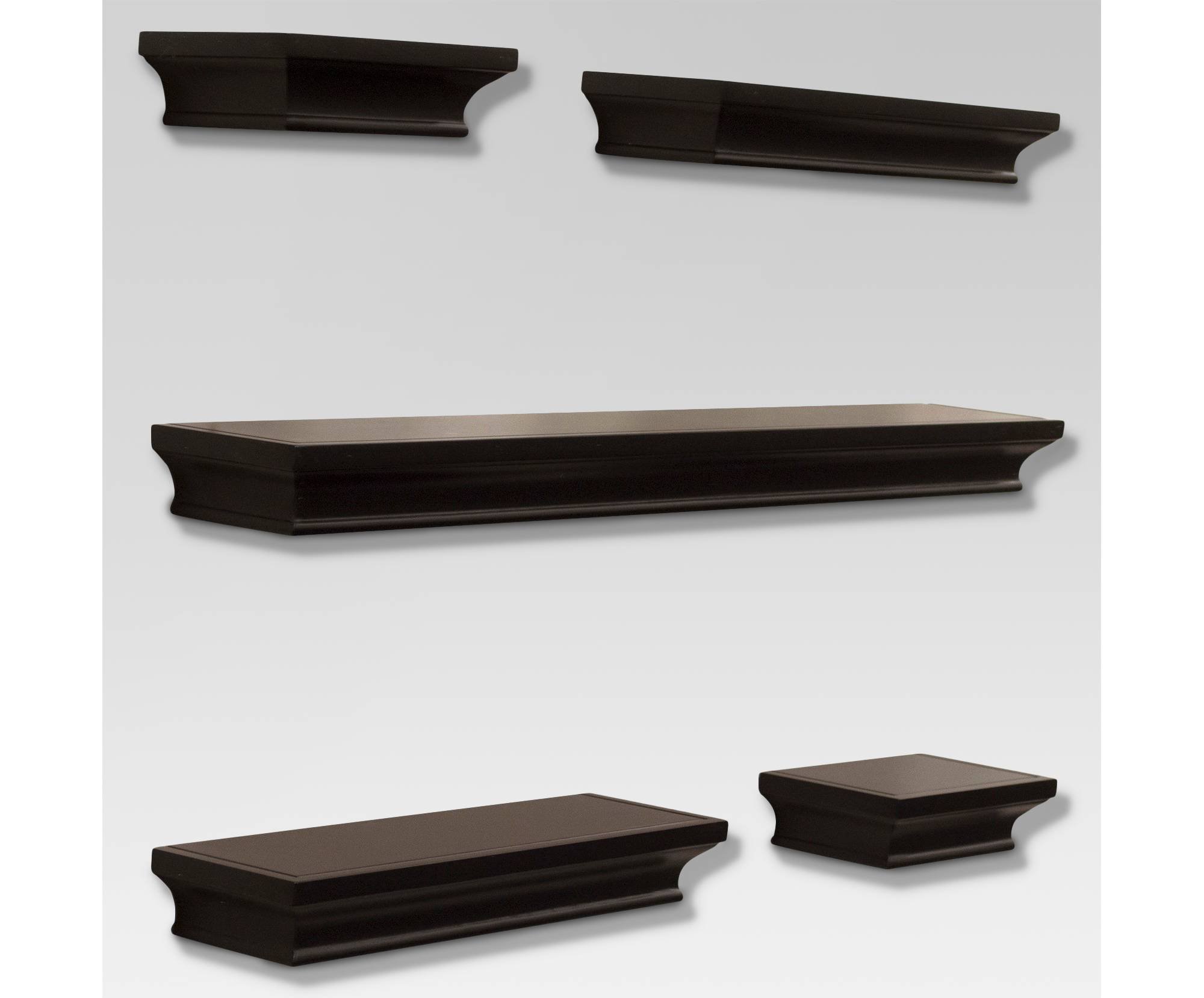 Traditional Shelf Set 5pc - Brown - Threshold