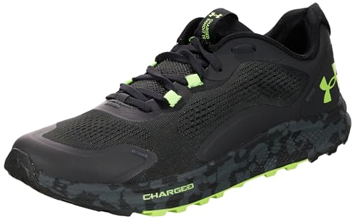 Under Armour Men's Charged Bandit 2, (102) Jet Gray/Black/Lime Surge, 12, US