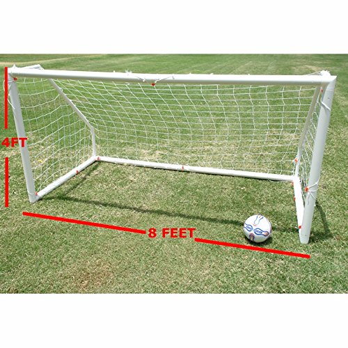 Workoutz 8x4 Heavy Duty (Single) Portable Soccer Goal with Carry Bag …