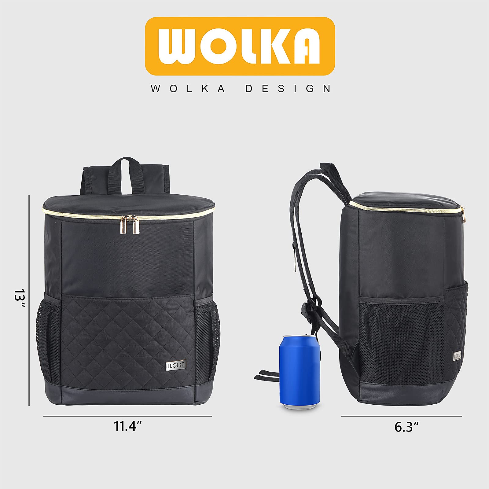 Wolka Cooler Backpack 30 Cans,Portable Backpack Coolers Insulated Leak Proof,Waterproof Soft Sided Cooler bag for Travel,Beach,Camping,Picnic,Lunch Backpack for Women