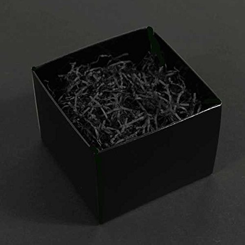 Vibrant Black Paper Shreds - 2oz., 1 Pack - Perfect for Gift Packaging, Decorations and Craft Projects