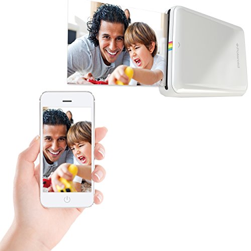 Zink Polaroid ZIP Wireless Mobile Photo Mini Printer (Blue) Compatible w/ iOS & Android, NFC & Bluetooth Devices