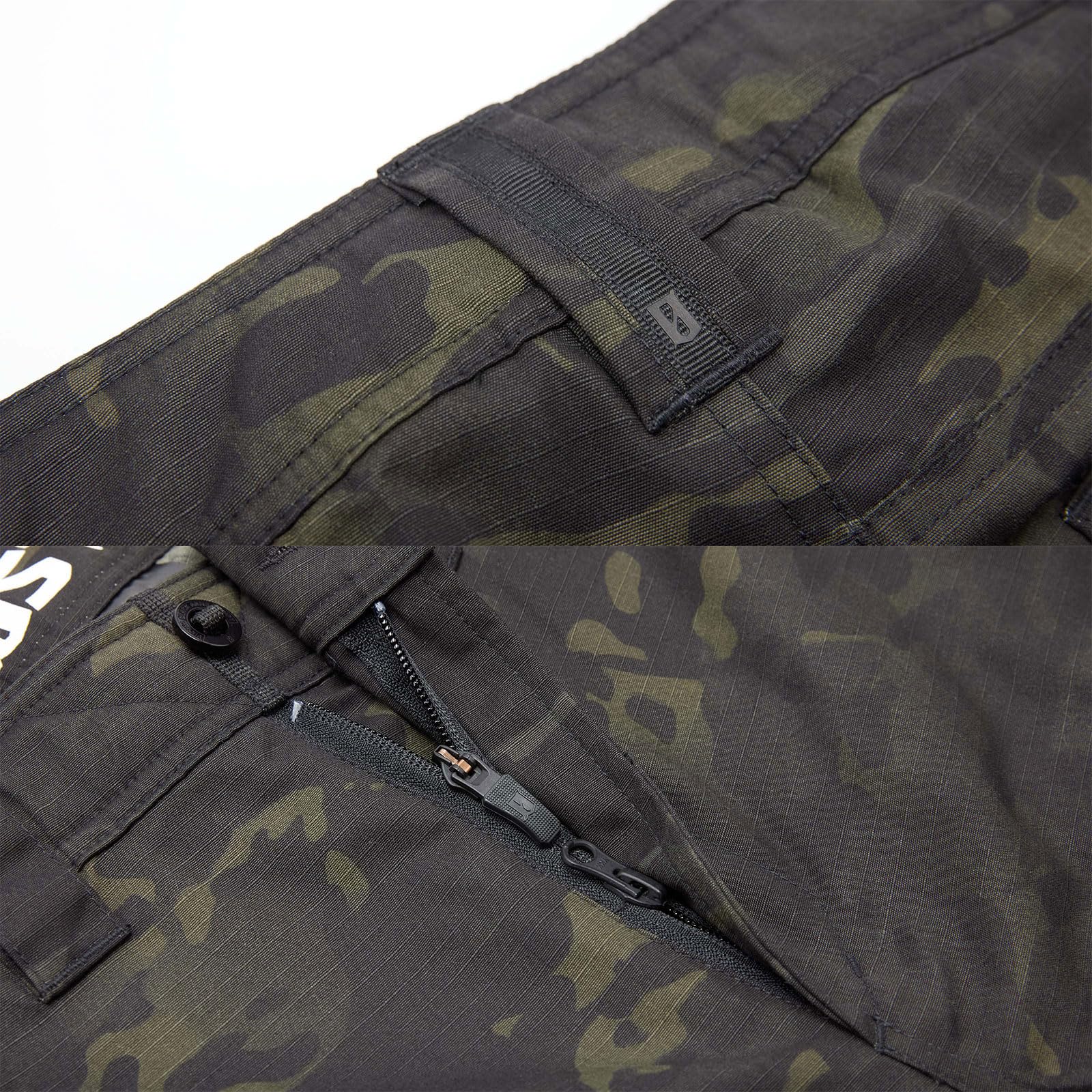 VIKTOS Men's Wartorn MC Tactical Casual Durable Double Zip EDC Combat Fit Cargo Pants with Multi Pockets, Multicam Black, 36 W x 36 L