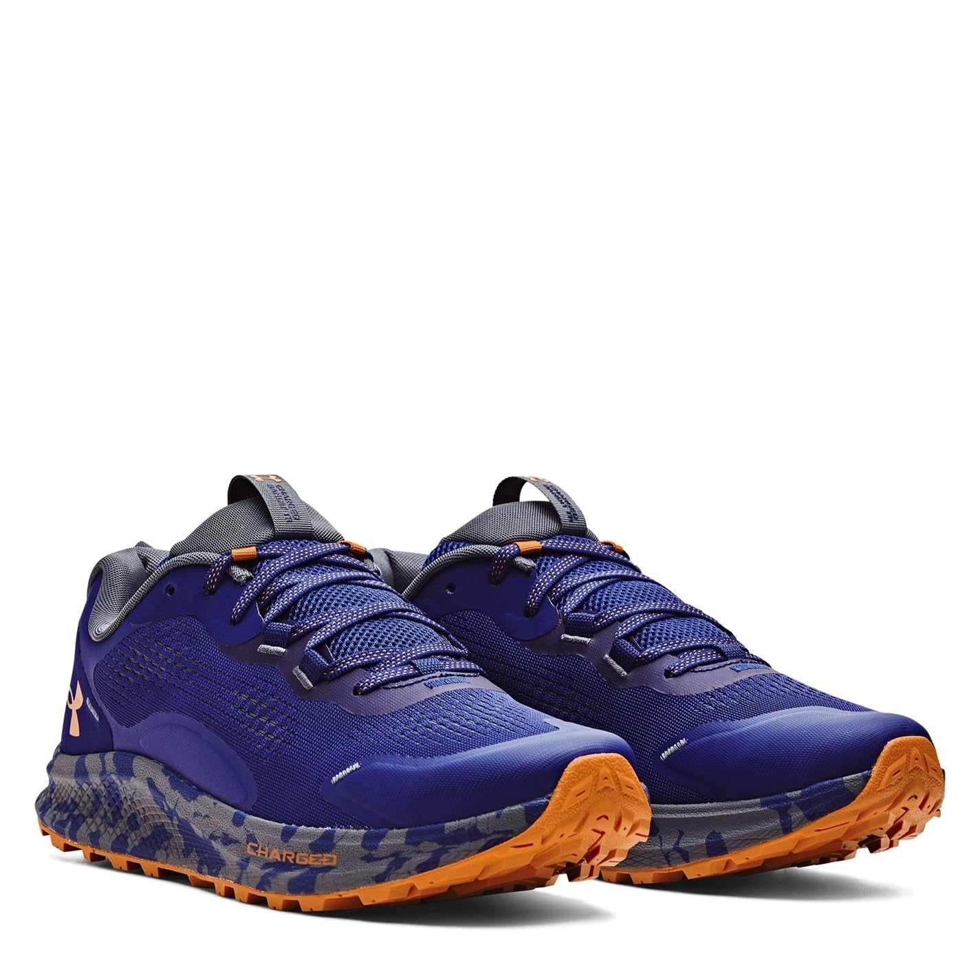 Under Armour Men's Charged Bandit 2, (500) Sonar Blue/Sonar Blue/Honey Orange, 13, US