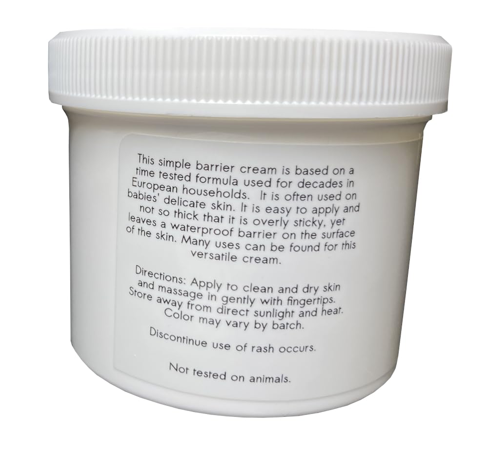 TD Naturals Zinc and Castor Oil Cream β Non-Nano and Non-Gmo Barrier Cream 4.5 oz