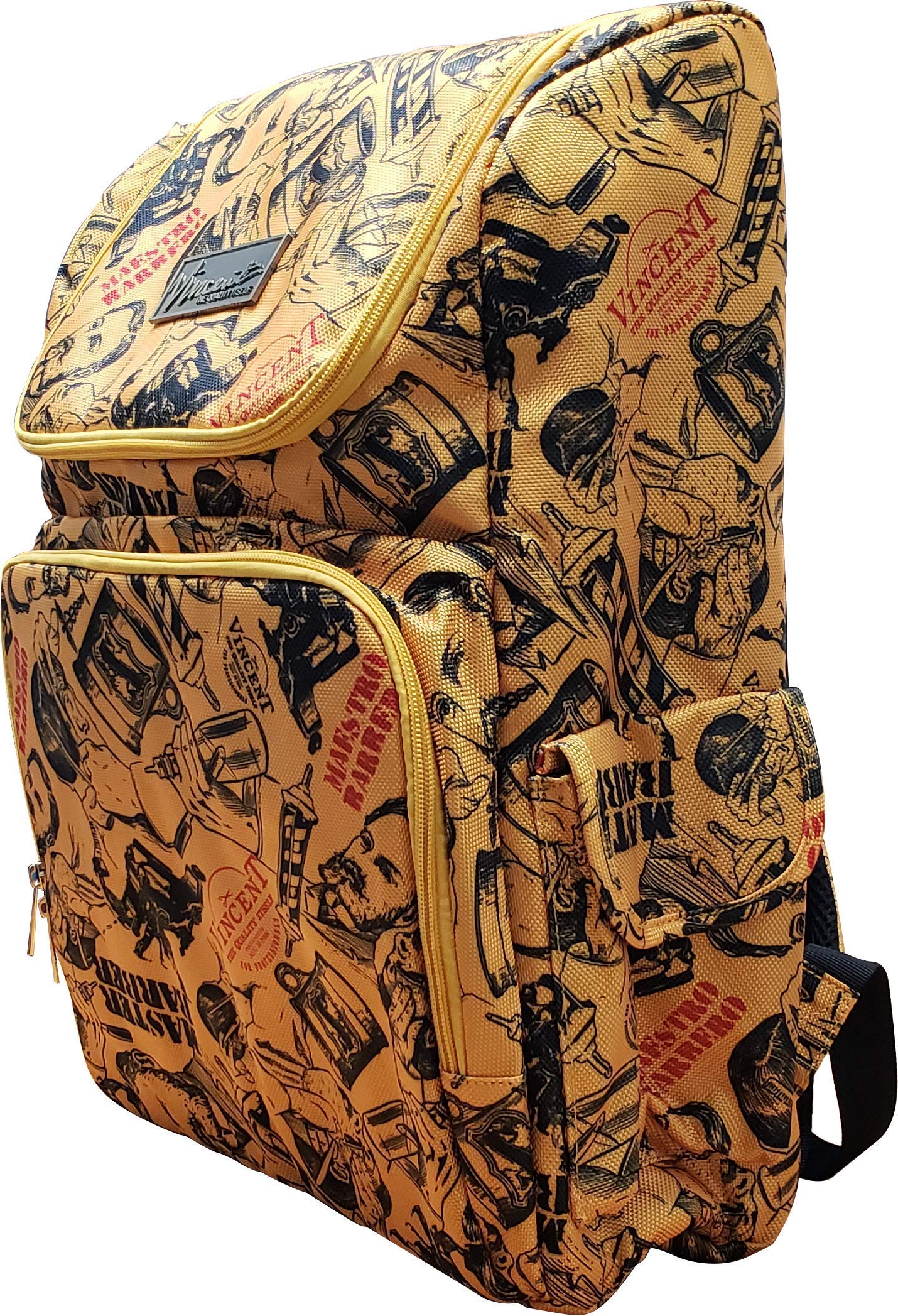 Vincent Master Backpack Travel Stylist Barber Bag (Gold)