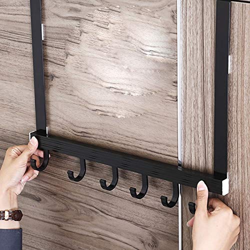 ZILZAL Metal Hooks for Hanging Movable Hook Behind The Punch-Free Door, Coat Hook on The Door, Hat on The Wall, Clothes Hanger, Wall Shelf Shelf