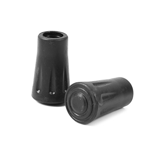 Zerone Trekking Poles Tips, 12X Replacement Trek Pole Tip Protectors, for Hiking Walking Trekking Poles Leg Tip Shock Absorbing Adds Grip Traction (Inner Dia 12Mm/0.47")