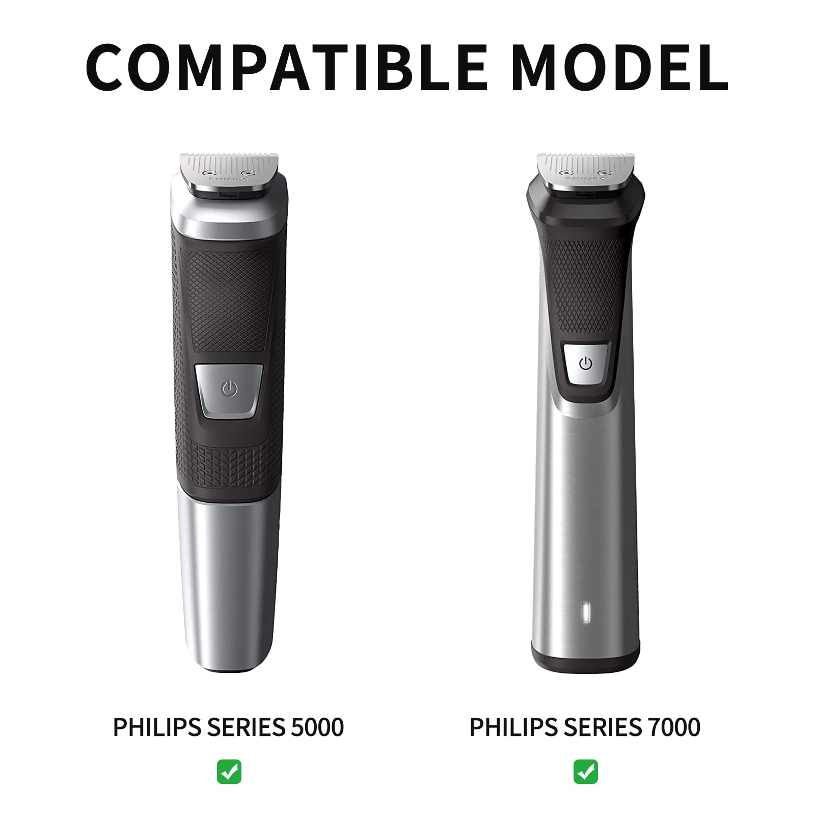 Yinke Case for Philips Norelco Multigroom Series 5000/ Series 7000, MG5750/49/ MG7750/49 Beard Trimmer & attachments, Travel Storage Bag Hard Case Organizer