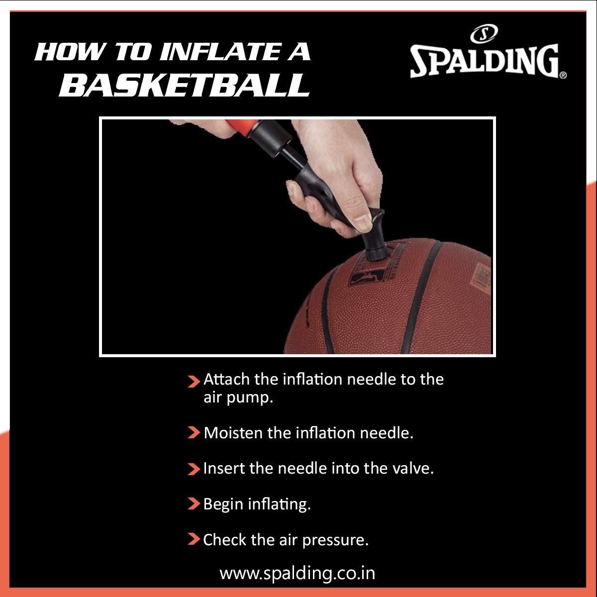 Spalding Unisex_Adult 74532Z_6 Basketball, Orange, 6 (EU)