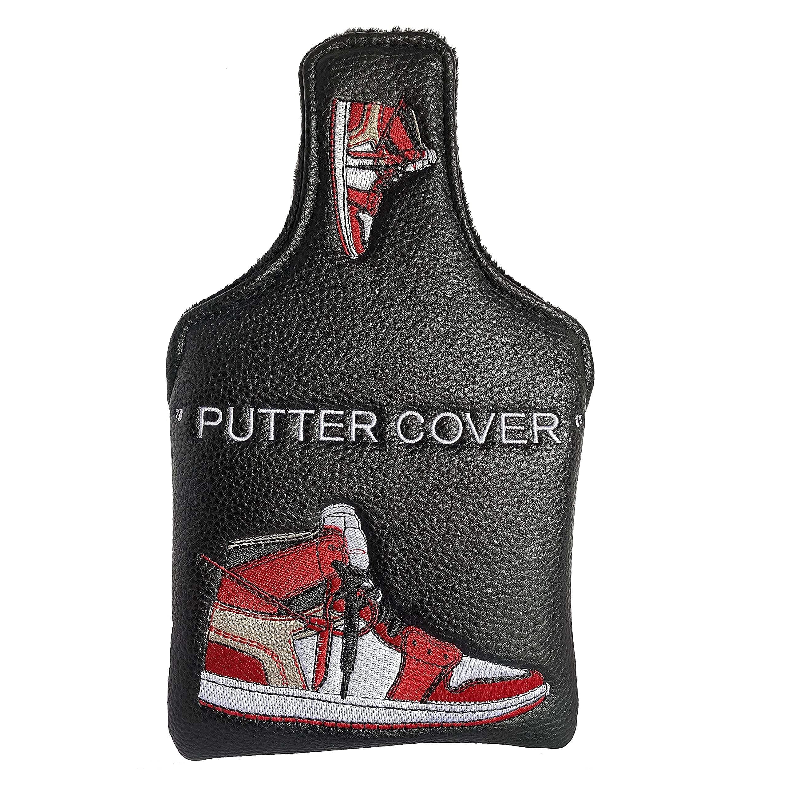 YOPRAL Golf Mallet Putter Headcover Red Air Sport Shoe Magnetic Square Mallet Club Head Cover