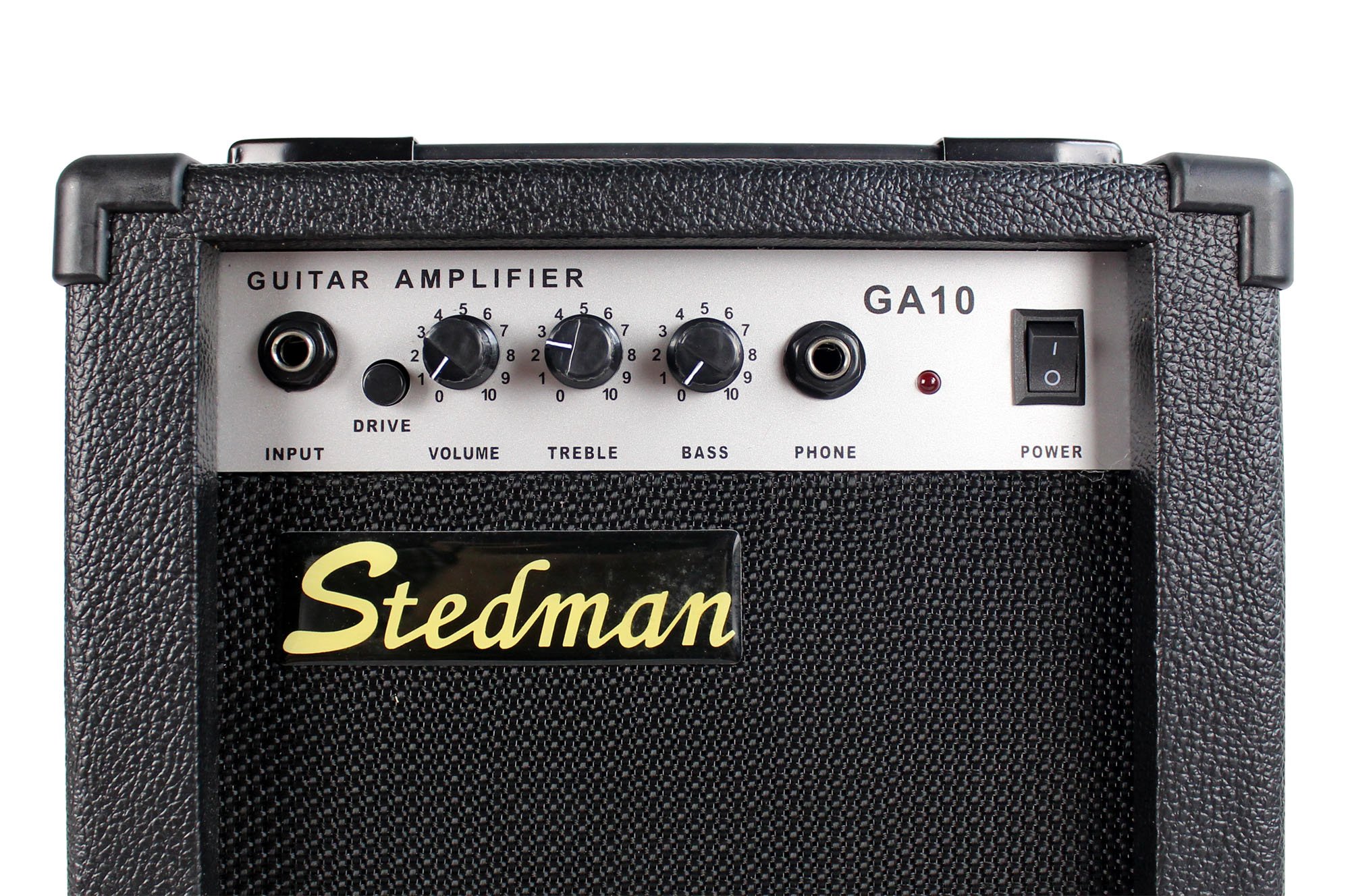YMC 10-Watt Electric Guitar Combo Amplifier with Boost Switch and 1/4" Headphone Out, Starter Amp -Black