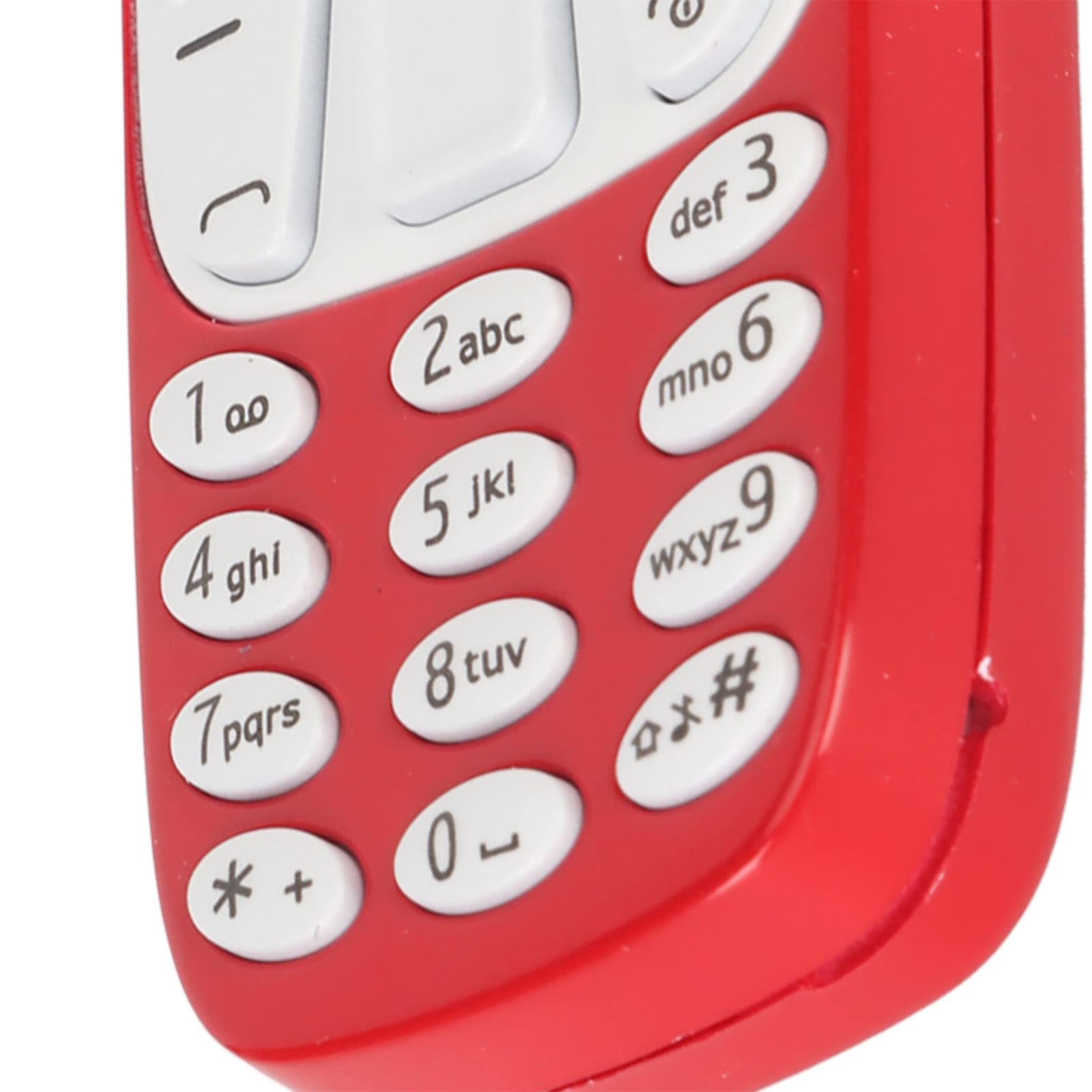 Zopsc BM10 Worlds Smallest Mobile Phone Unlocked, GSM 2 in 1 Mini Mobile Phone with Hands Bluetooth Dialler Dual SIM Card GSM. (Red)