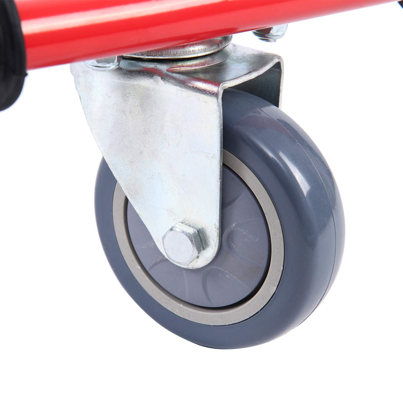 Yunge Red Adjustable Balance Car Two-Wheeled Bracket, for Adjustable All Heights All Ages Self Balancing Scooter, Compatible with All Hoverboards Transform Scooter Into Hoverkart Go-Kart