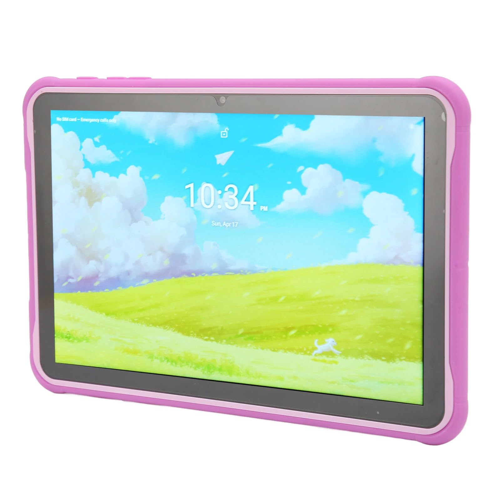 Yunir 10 Inch Kids Tablet for Android 10,2GB RAM 32GB ROM,Quad Core IPS Screen Child Friendly Learning and Entertainment (US Plug 100‑240V)