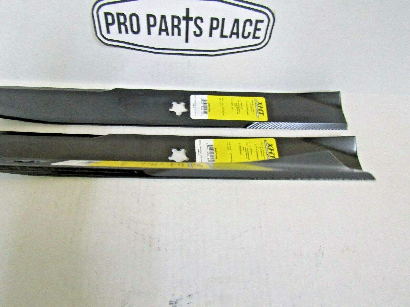 XHT 3 USA Made Blades Compatible with Husqvarna 52" Deck 510417801 539112079 521981501 MZ5225