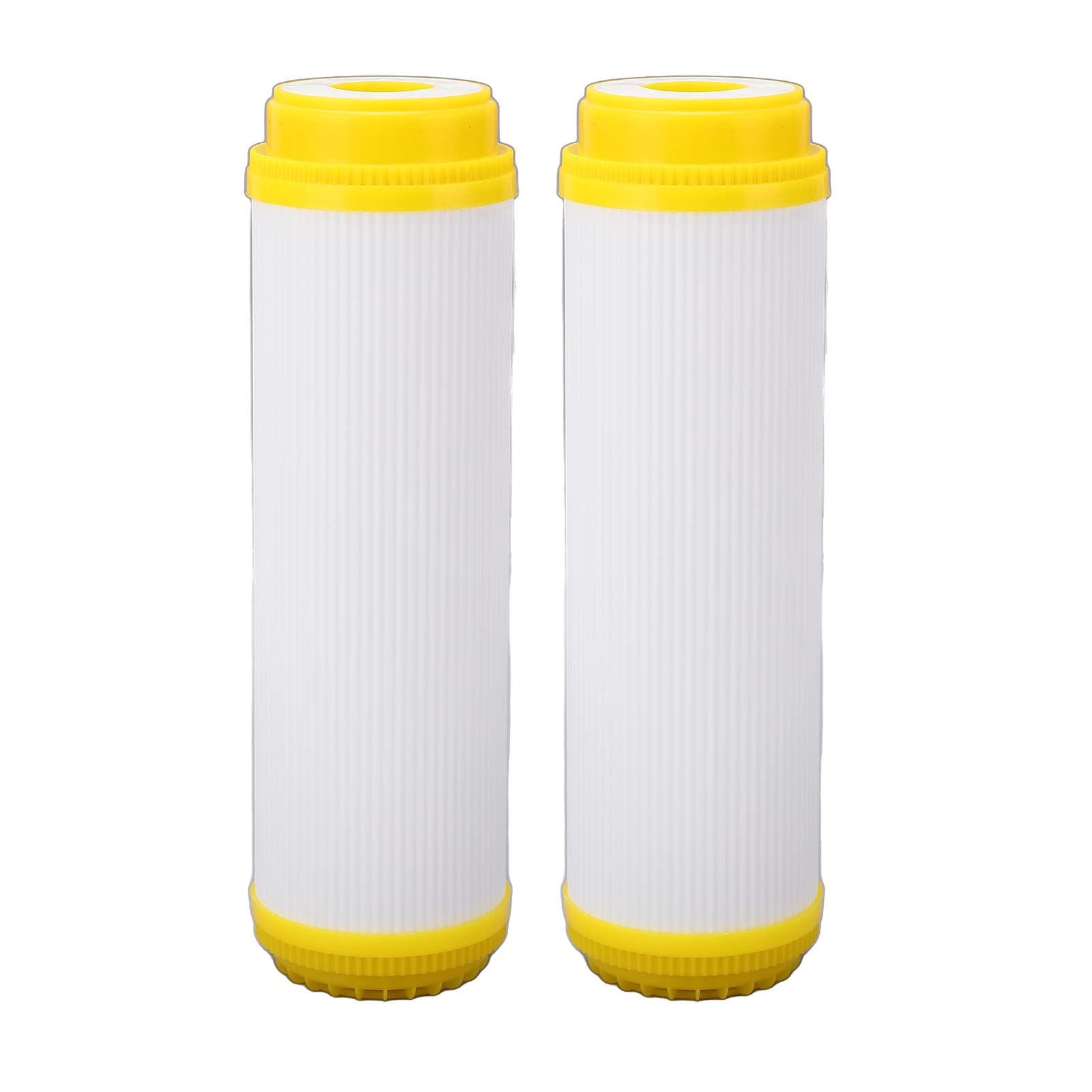 Water Filter Set, 2Pcs Water Filter Cartridge 10in Activated Carbon T33 Universal Design Set Kit for Home Water Filter Replacement Cartridge