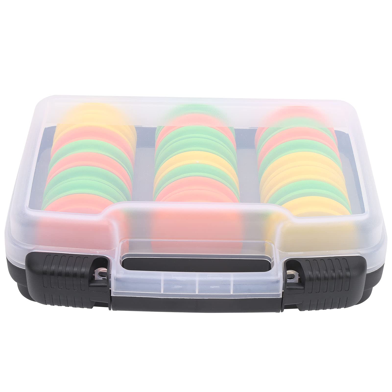 YUANJS EVA Line Spools,24pcs EVA Fishing Line Storage Spools Winding Board Tool Bobbin Tackle Mix Color