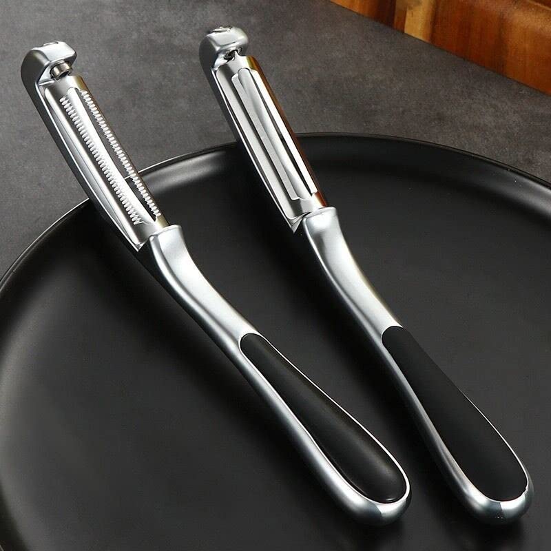 Zinc Alloy Potato Peeler Cucumber Carrot Peeling Knife Vegetable Fruit Sweet Potato Multifunctional Peeling Tool锌合金土豆削皮器黄瓜胡萝卜削皮刀蔬菜水果红薯多功能削皮工具