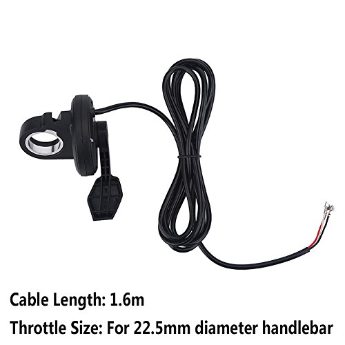 Yosoo Health Gear Thumb Finger Throttle, Left/Right Hand Accelerator Thumb Throttle Speeds Control for Electric Bike Scooter E-Bike(Right)