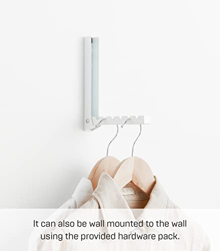 Yamazaki Home 7161 Over The Door Alloy Steel Hooks - Folding Hanging Coat Rack