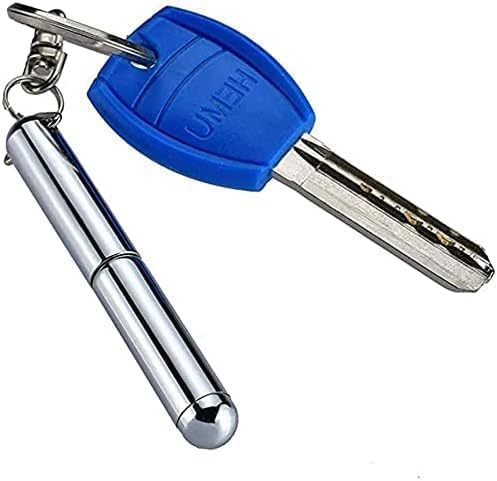 Yanxuan Stainless Steel Metal Pen, Silver Ballpoint Pen, Mini Pocket Pen for Business Gift Automobile Keychains