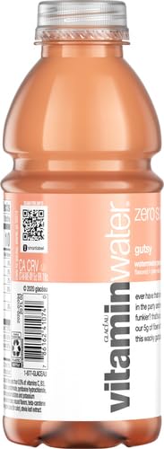 vitaminwater zero sugar Gutsy Watermelon Peach, 20 Fl Oz