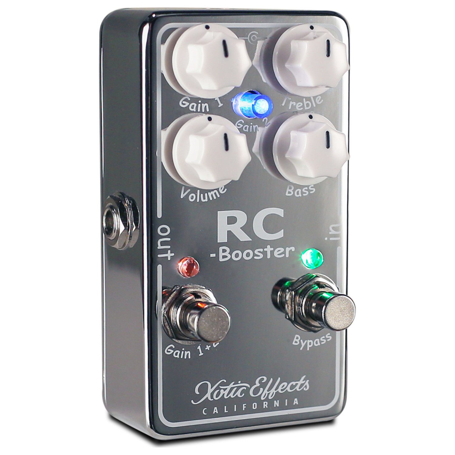 Xotic RCB-V2 RC Booster V2 Guitar Effects Pedal w/Cleaning Cloth and 4 Cables