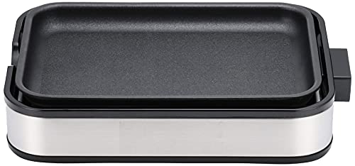 Yamazen (YAMAZEN) removable hot plate (with takoyaki plate and flat plate) YHA-W100 (S)