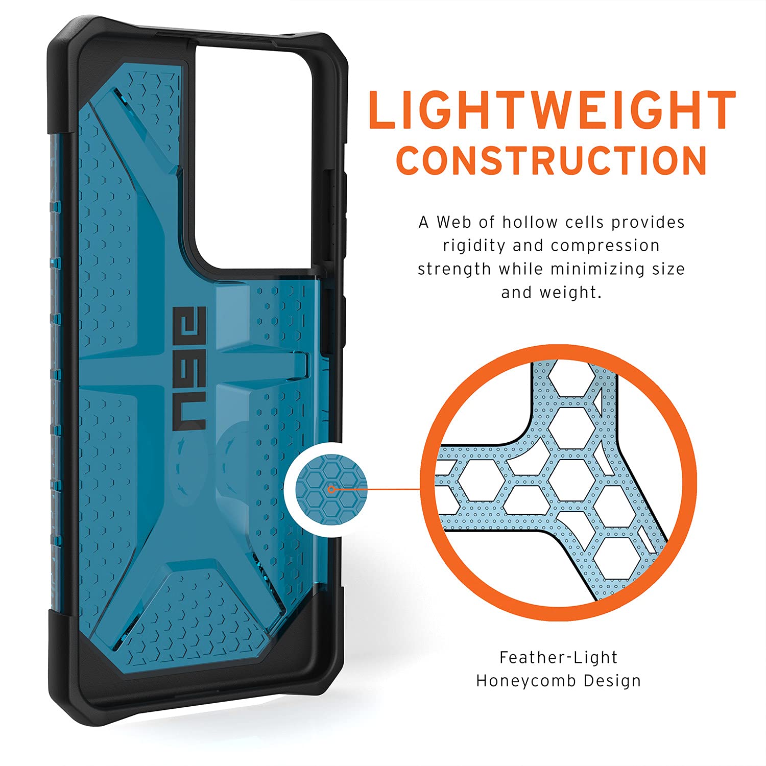 URBAN ARMOR GEAR Galaxy S21 Ultra Compatible Shockproof Case PLASMA Mallard UAG-GLXS21ULTT-ML